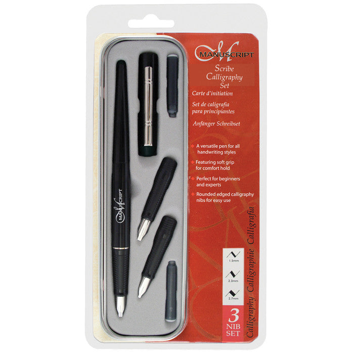 Manuscript Scribe Calligraphy 3 Nib Set — Pens Plus (of Oxford)