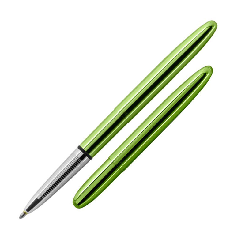 Fisher Bullet Space Pen Lime Green Lacquered — Pens Plus (of Oxford)