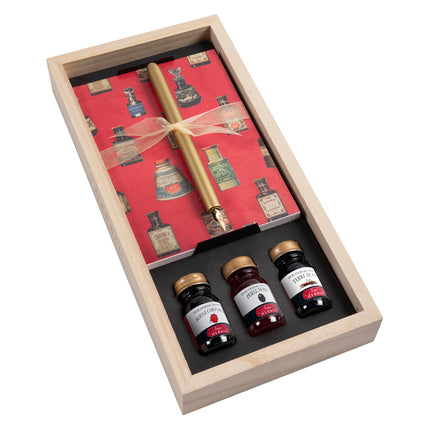 J. Herbin Memory Box Dip Pen and Notebook Set — Pens Plus (of Oxford)